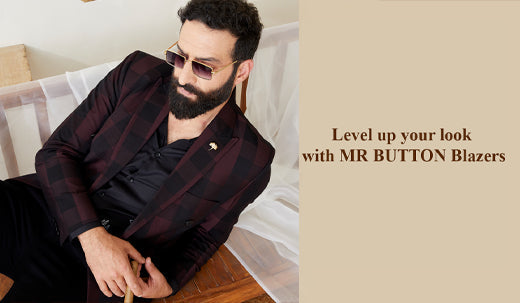Level up your look with MR BUTTON Blazers