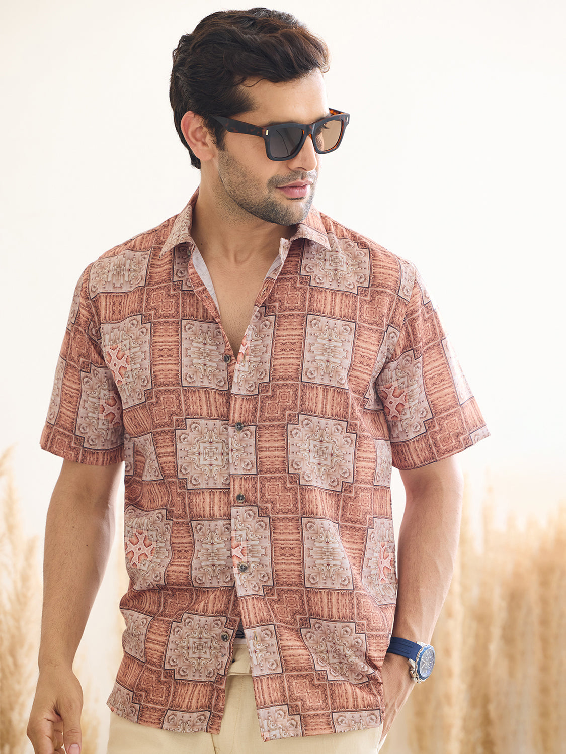 BROWN BRILLIANCE SHIRT – MR BUTTON